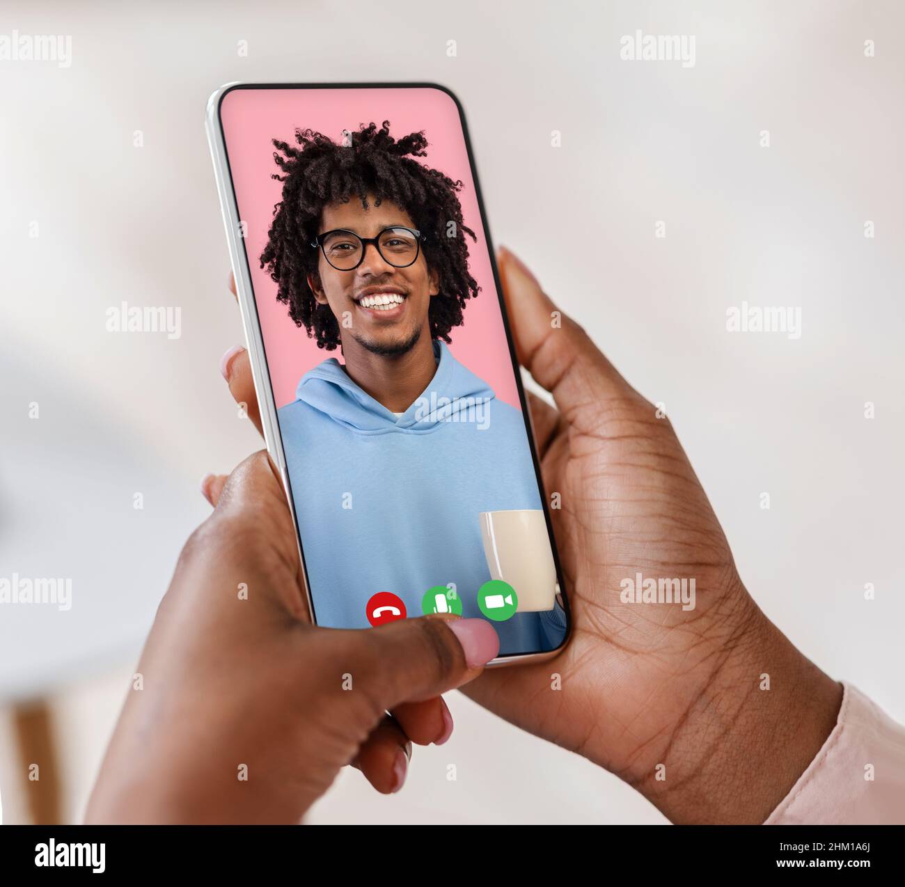 Man woman conversation house hi-res stock photography and images - Alamy