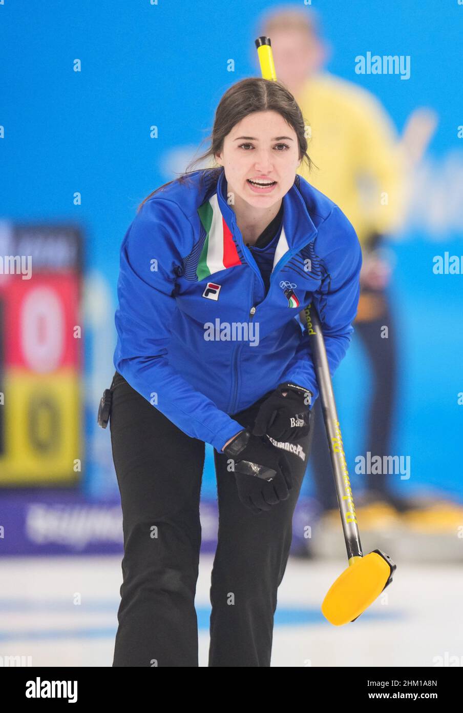 Beijing, China. 6th Feb, 2022. Stefania Constantini of Italy competes ...