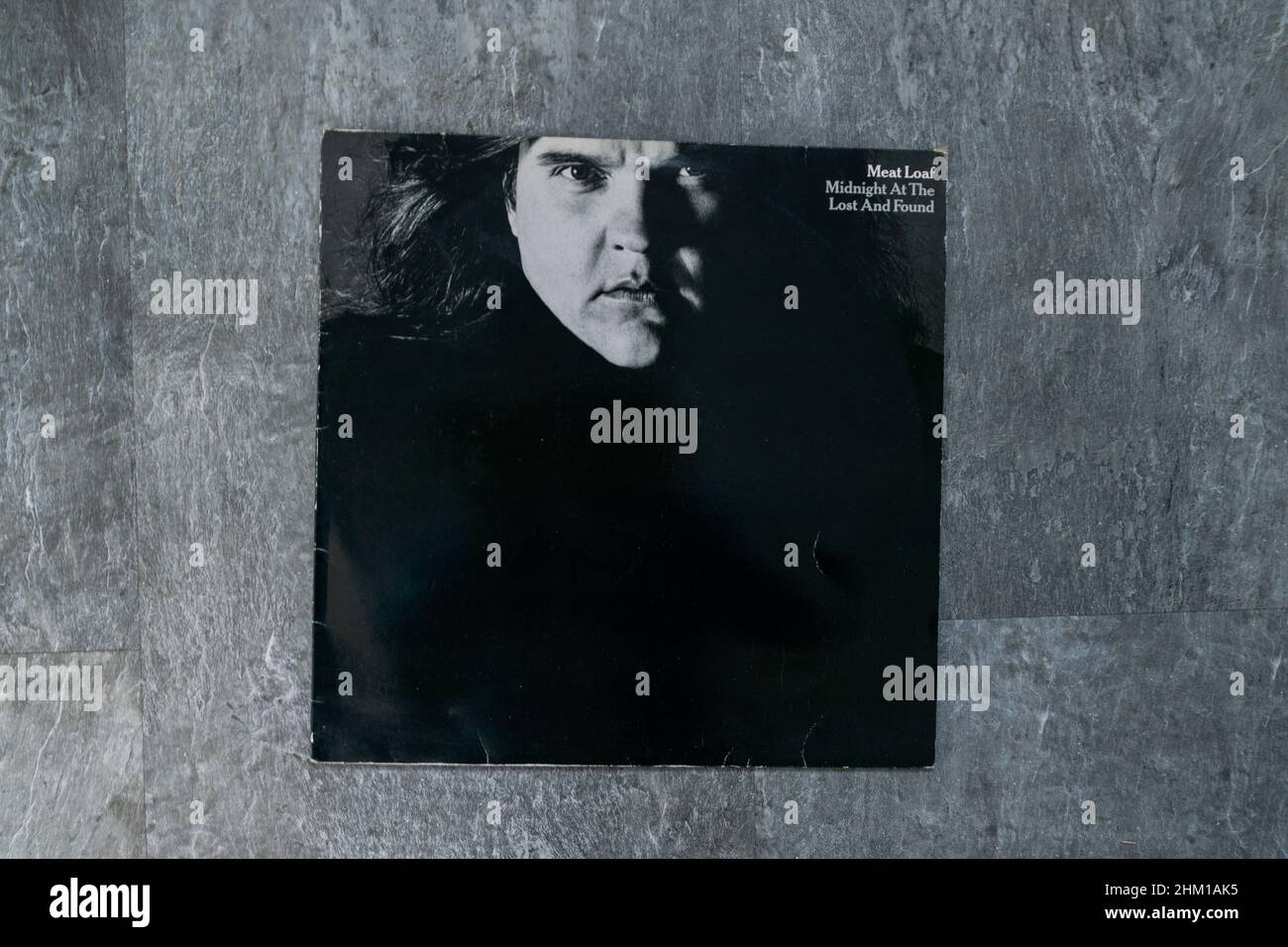 Hull, UK - 6 Feb 2022: Meatloaf Vinyl album cover. Meat loaf is a world ...