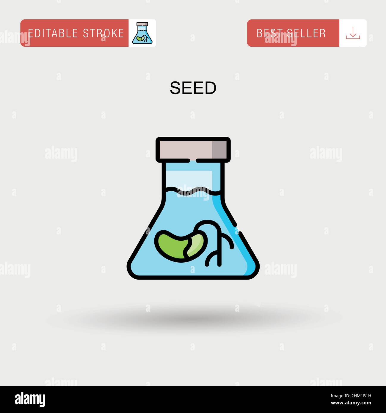 Seed plant icon Stock Vector Images - Alamy