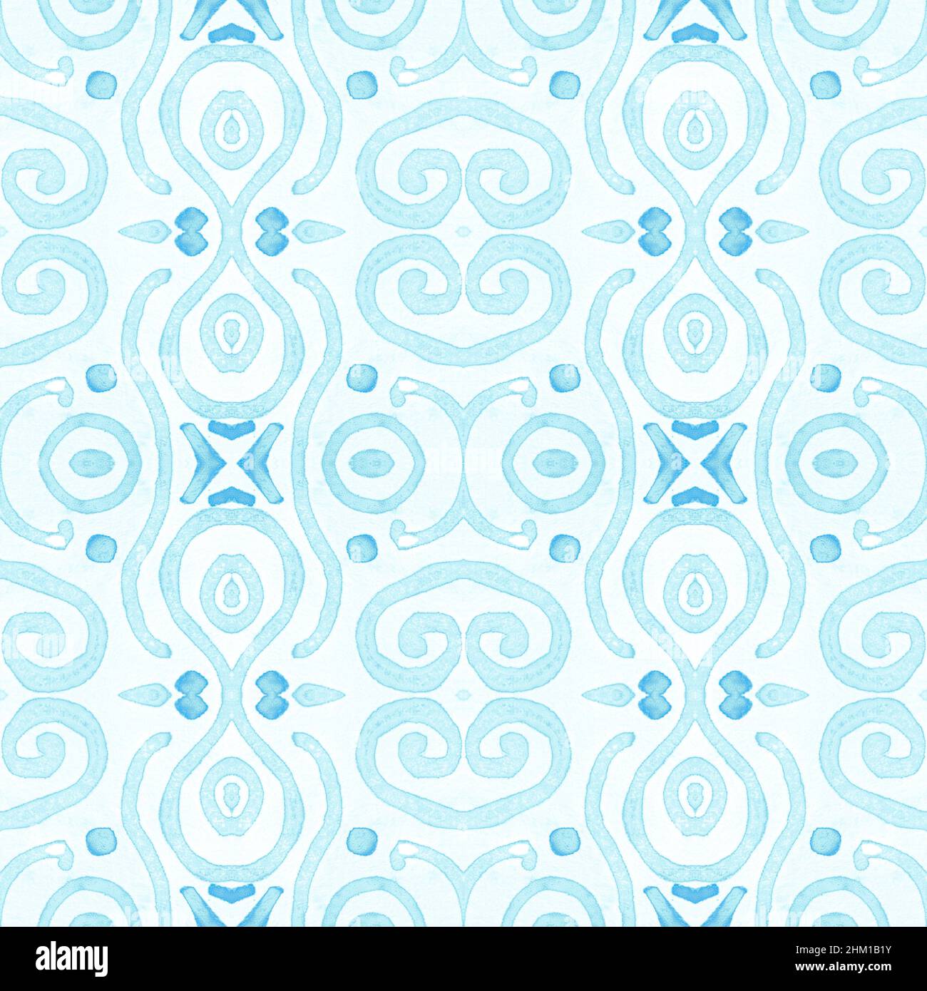 Watercolor italian pattern. Seamless portugal design. Retro spanish ...