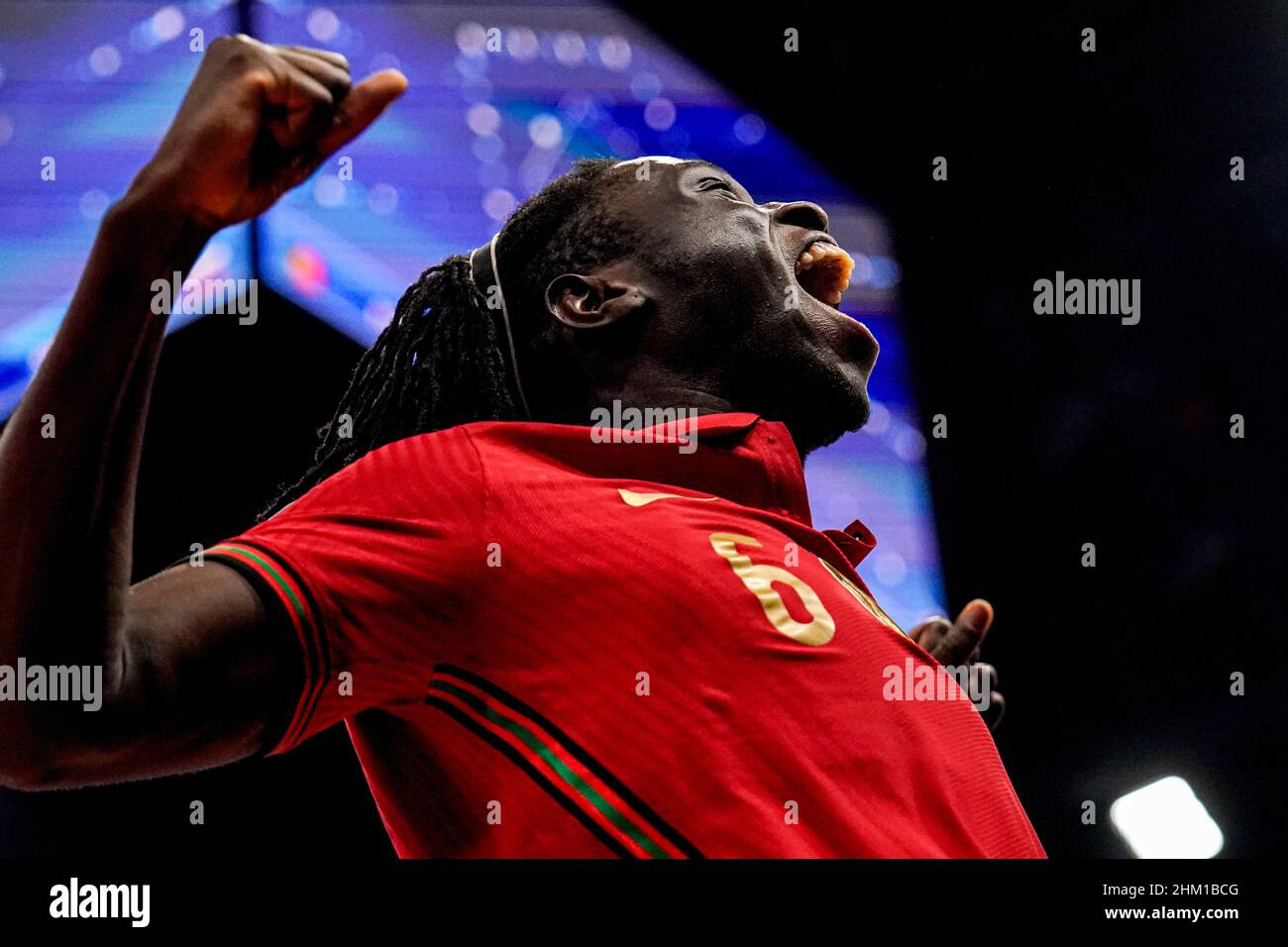 AMSTERDAM, NETHERLANDS - FEBRUARY 6: Zicky Te of Portugal celebrating ...
