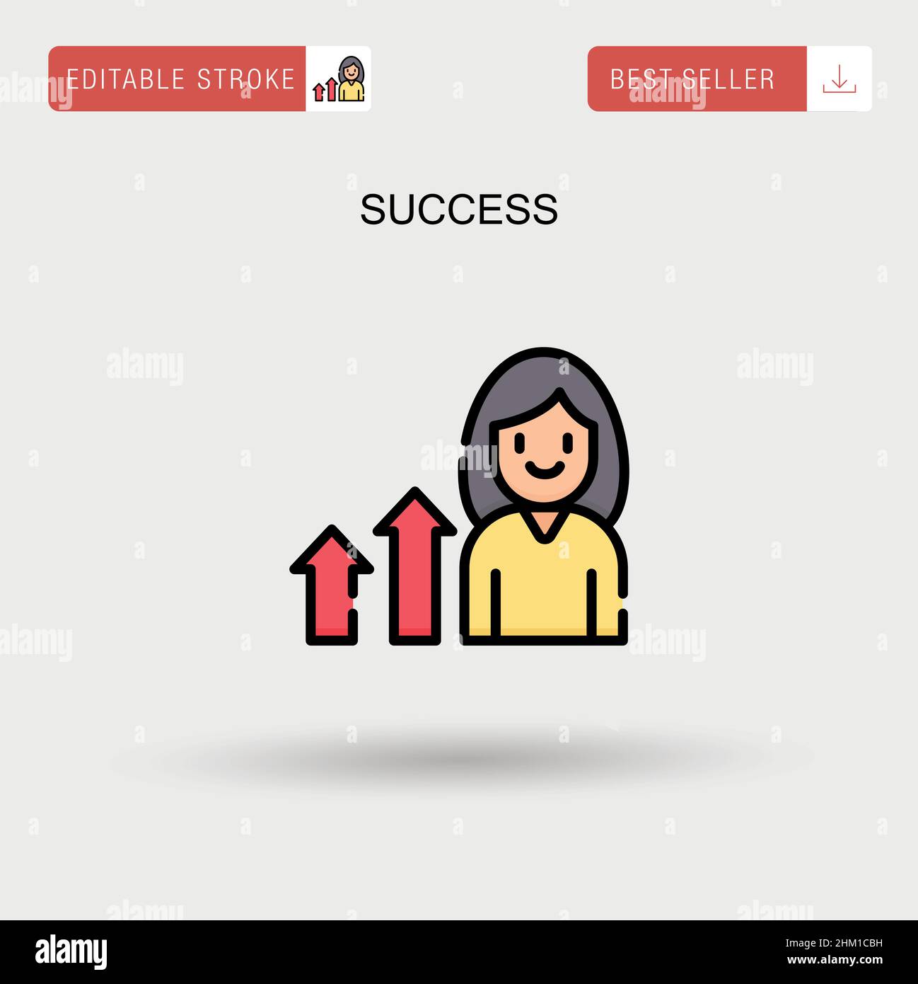 Successful career Stock Vector Images - Alamy