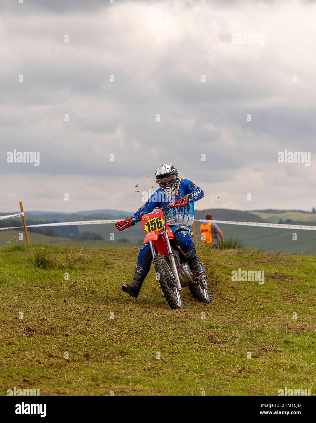 Classic motocross competition in Scotland Stock Photo - Alamy