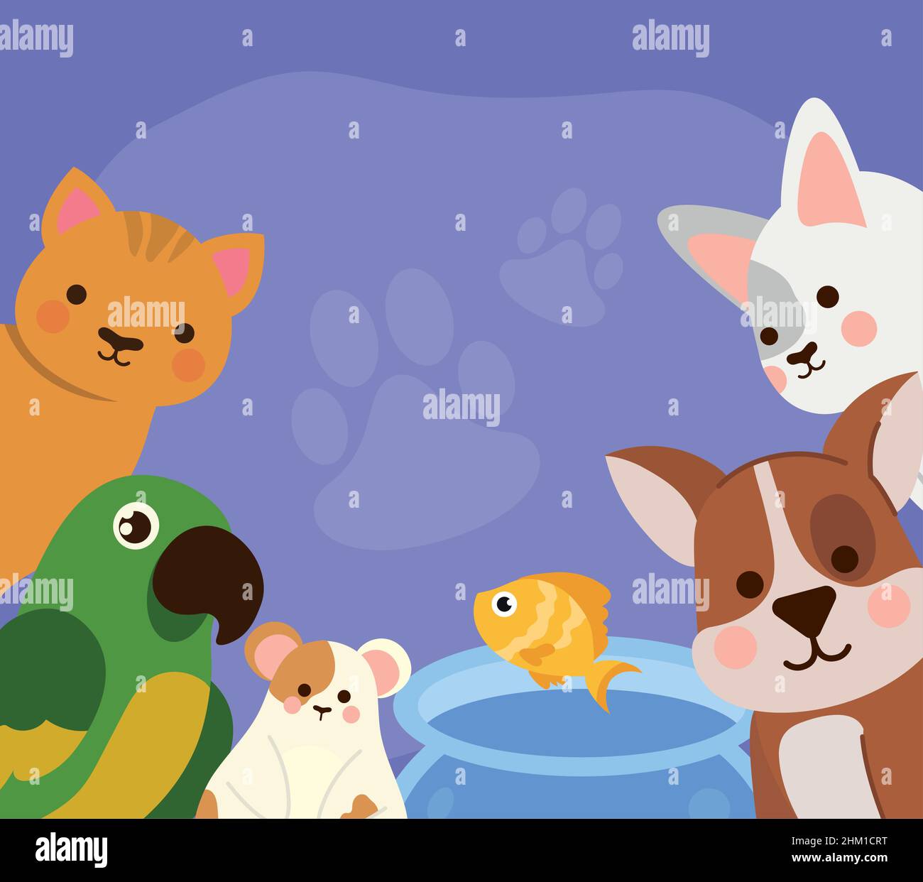 cartoon cute pets Stock Vector Image & Art - Alamy