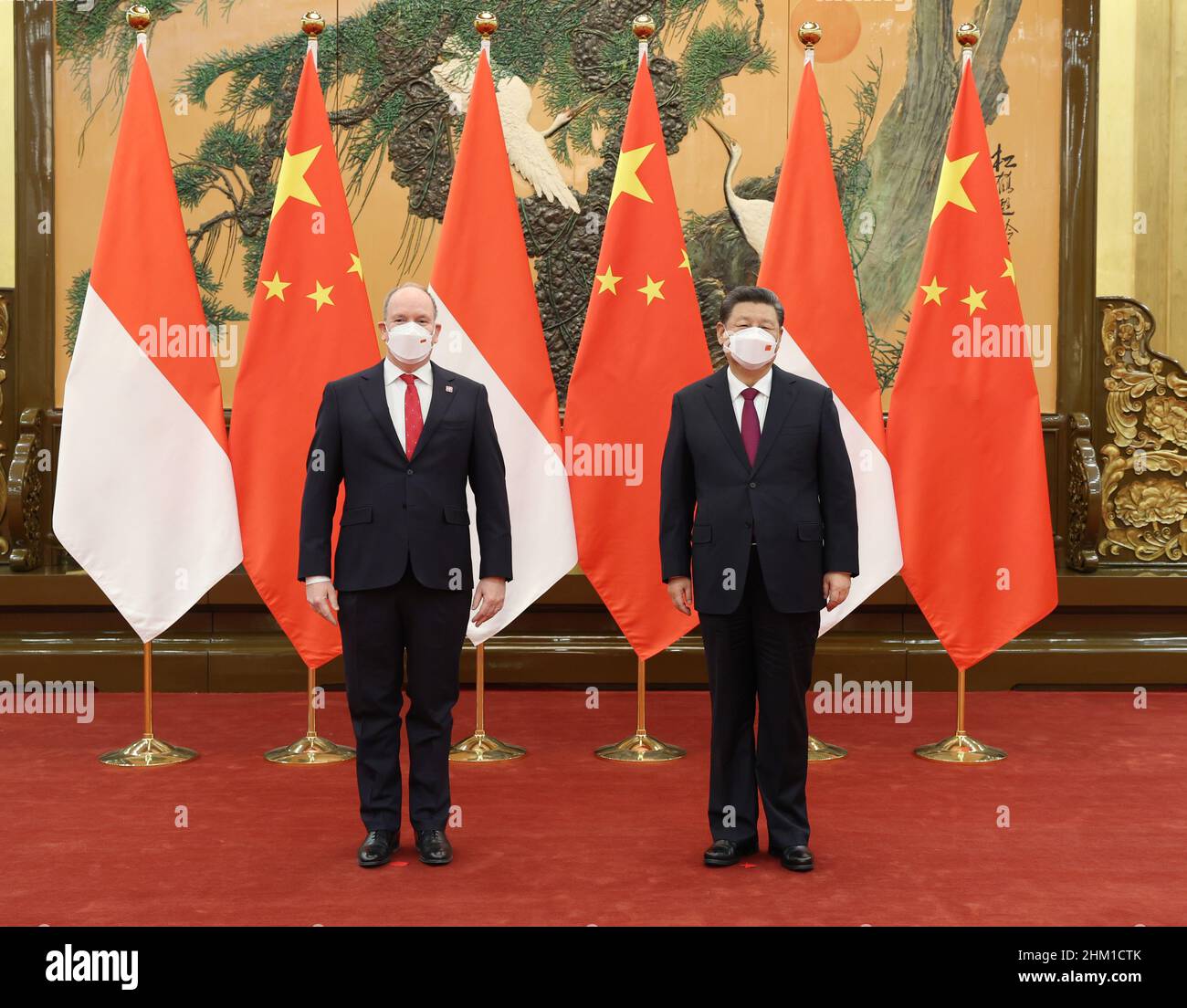 Beijing, China. 6th Feb, 2022. Chinese President Xi Jinping meets with ...