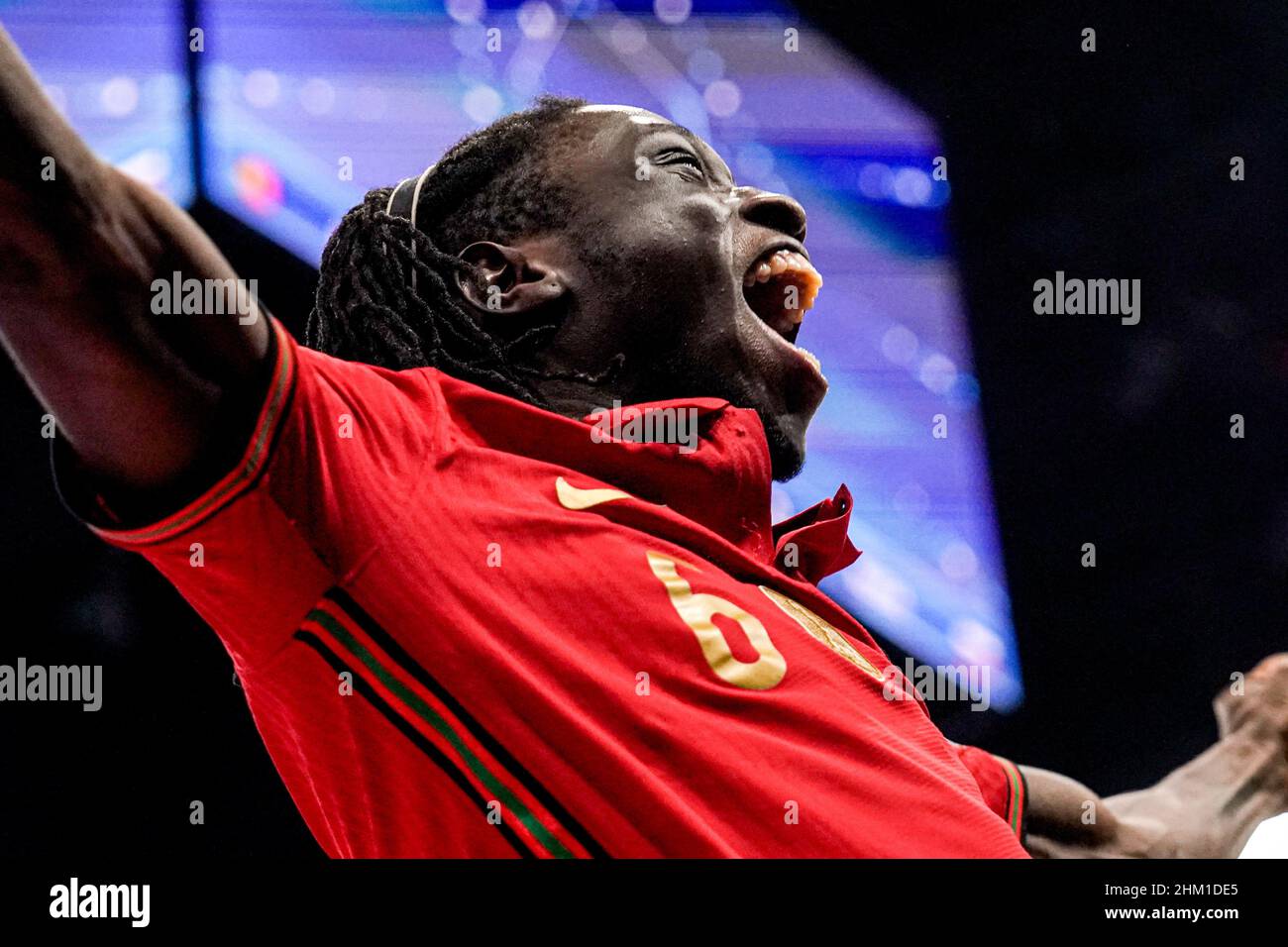 AMSTERDAM, NETHERLANDS - FEBRUARY 6: Zicky Te of Portugal celebrating ...