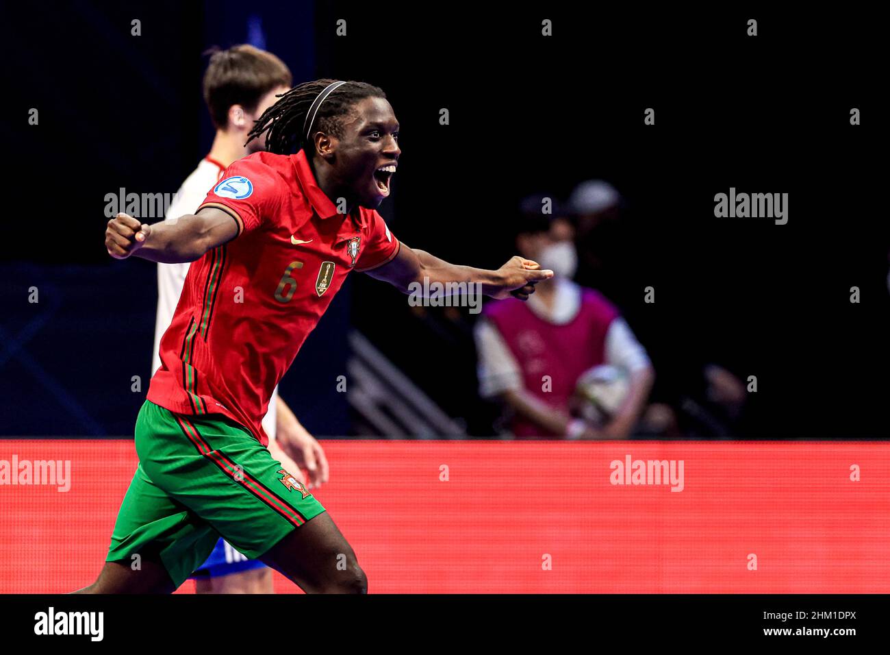 AMSTERDAM, NETHERLANDS - FEBRUARY 6: Zicky Te of Portugal celebrating ...