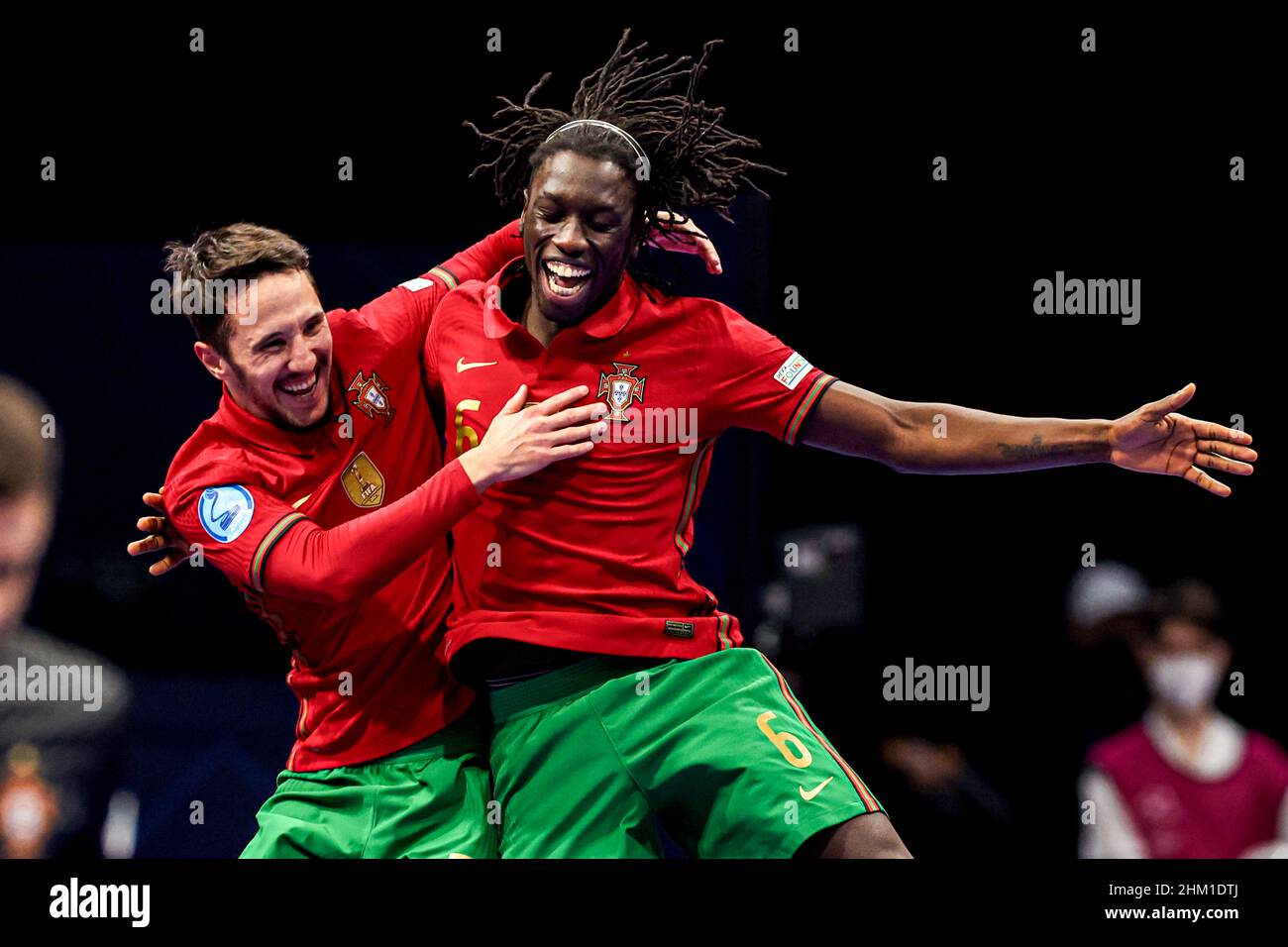 AMSTERDAM, NETHERLANDS - FEBRUARY 6: Miguel Angelo of Portugal, Zicky ...