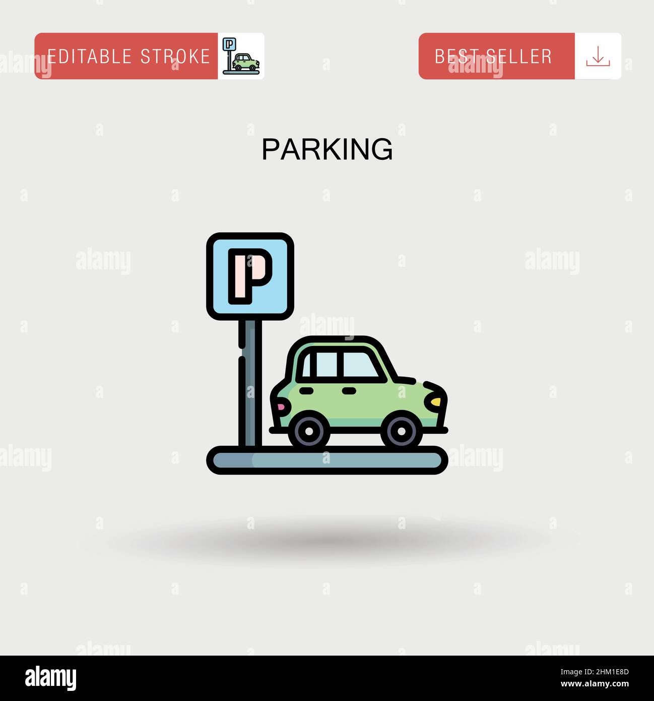 Car park parking Stock Vector Images - Alamy