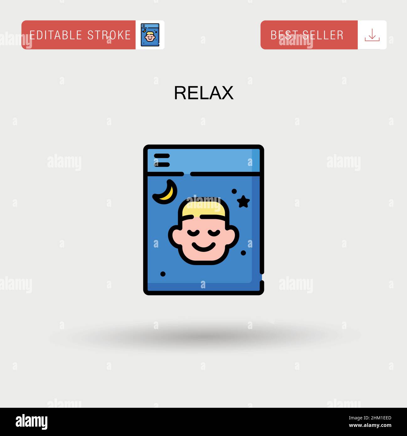 Man relax music Stock Vector Images - Alamy