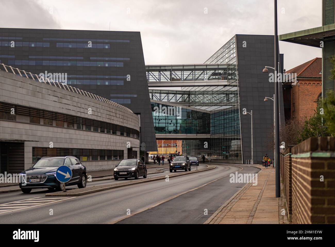 Black Diamond library in Copenhagen Denmark Stock Photo - Alamy