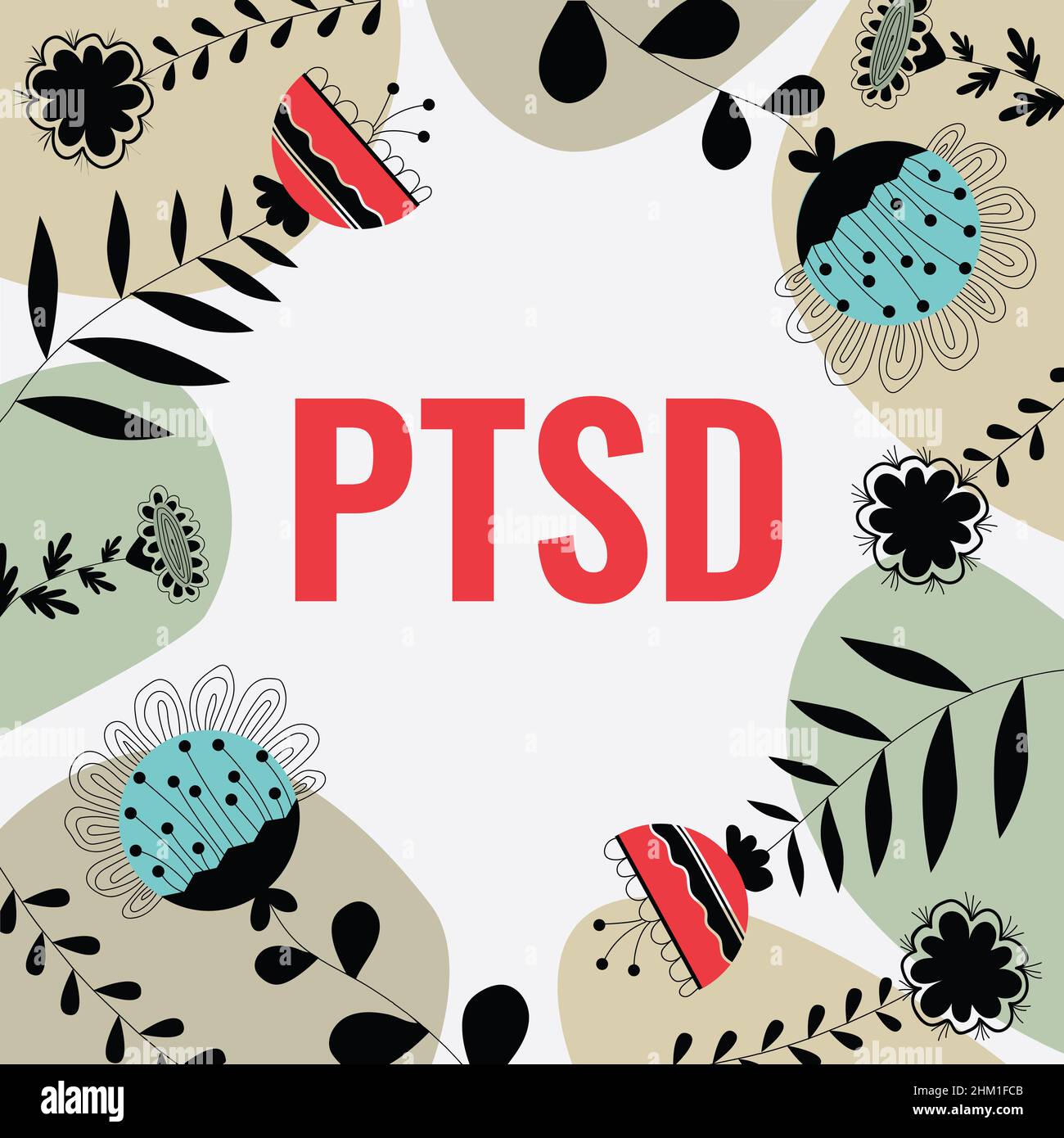 Conceptual caption Ptsd. Word for Post Traumatic Stress Disorder Mental ...