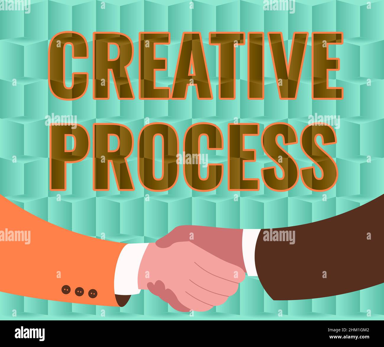 Conceptual caption Creative Process. Internet Concept act of making new ...