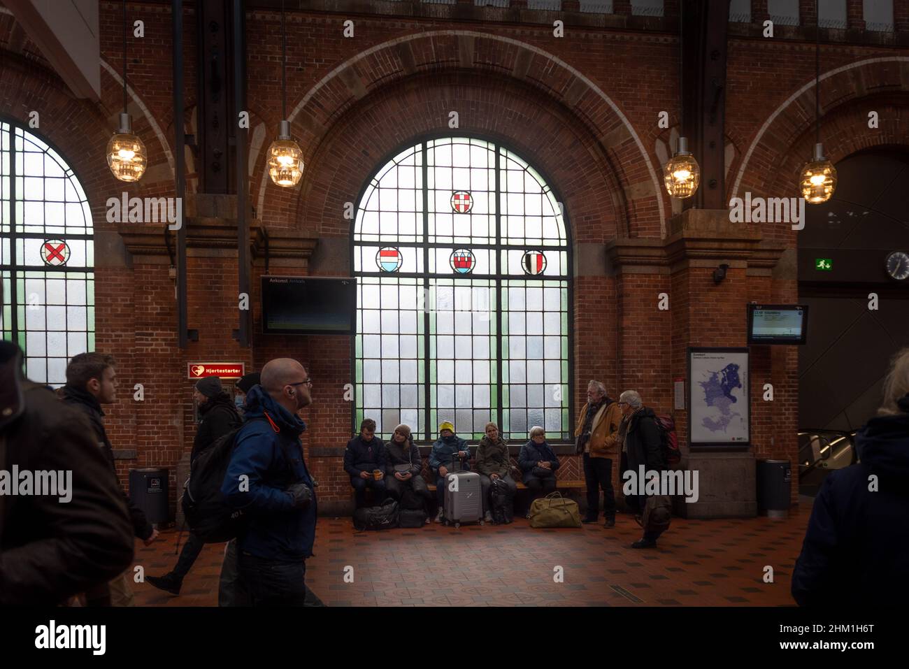 Central Train station in Copenhagen Denmark Stock Photo - Alamy