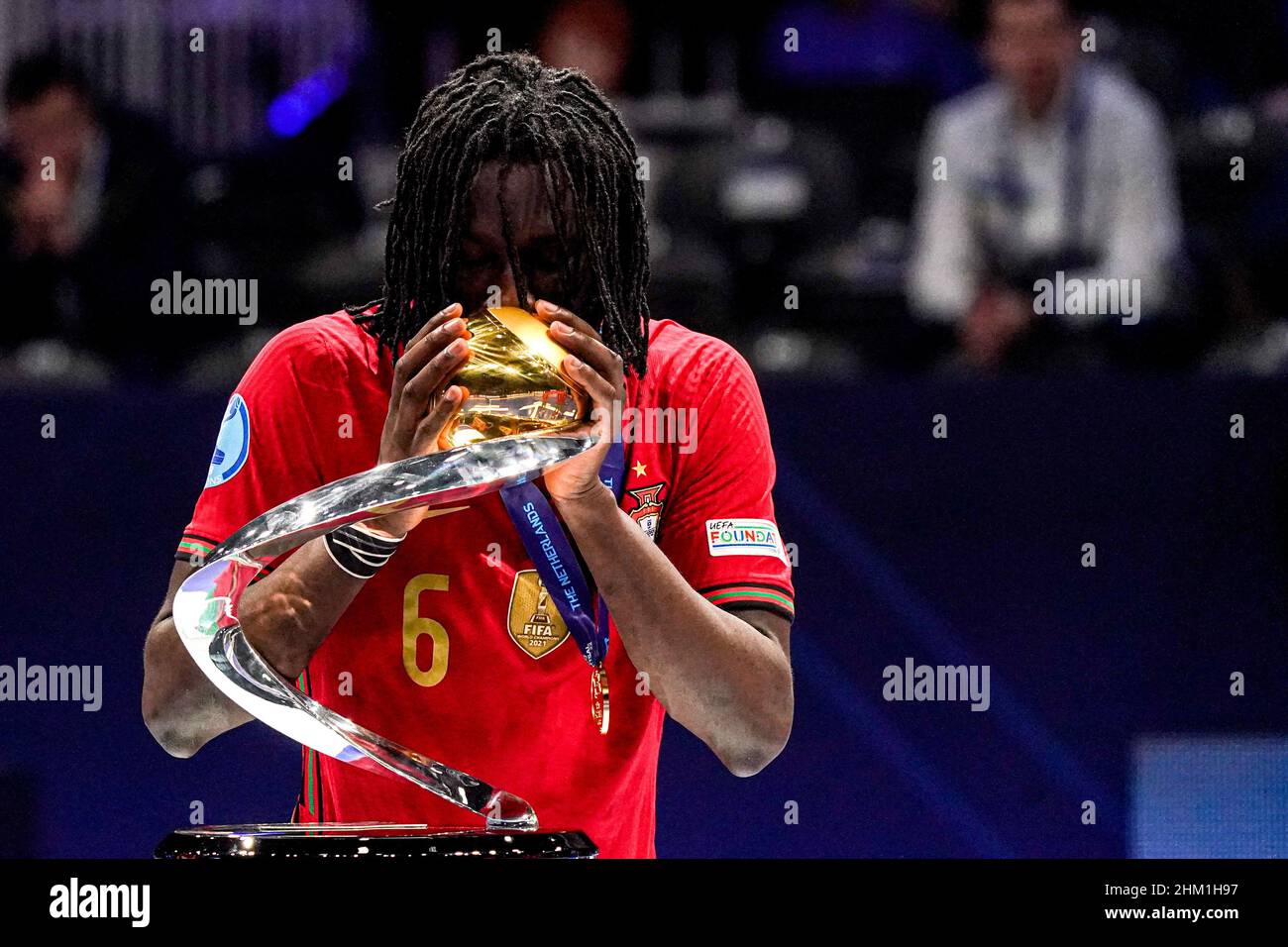 AMSTERDAM, NETHERLANDS - FEBRUARY 6: Zicky Te of Portugal celebrating ...
