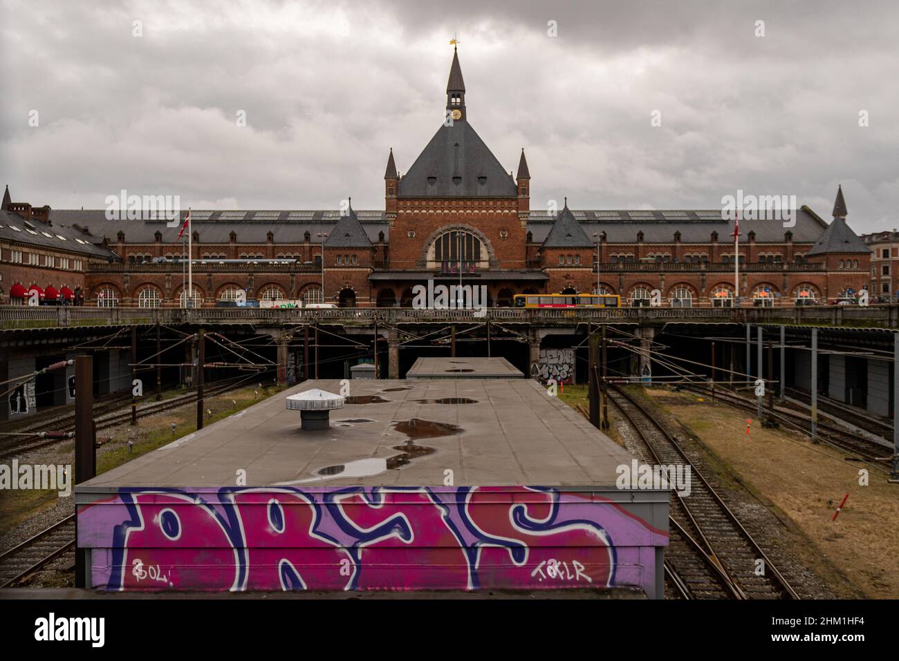 Central Train station in Copenhagen Denmark Stock Photo - Alamy
