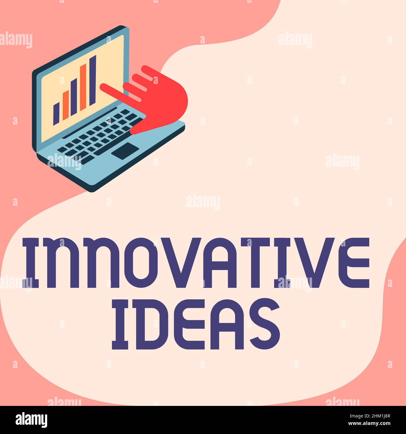 Conceptual display Innovative Ideas. Business concept application of ...