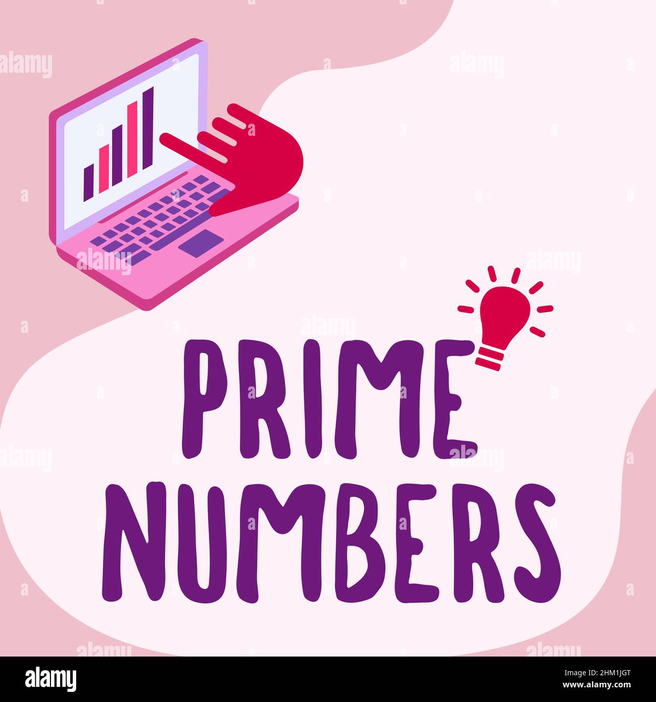 Text showing inspiration Prime Numbers. Conceptual photo a positive ...