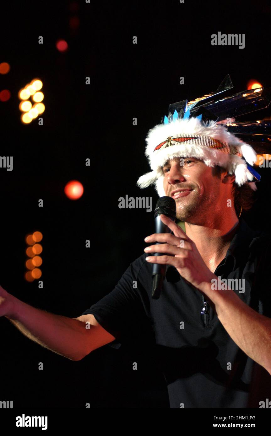 Verona Italy 2002-06-08 : Live concert of the Jason Kay , singer of the ...