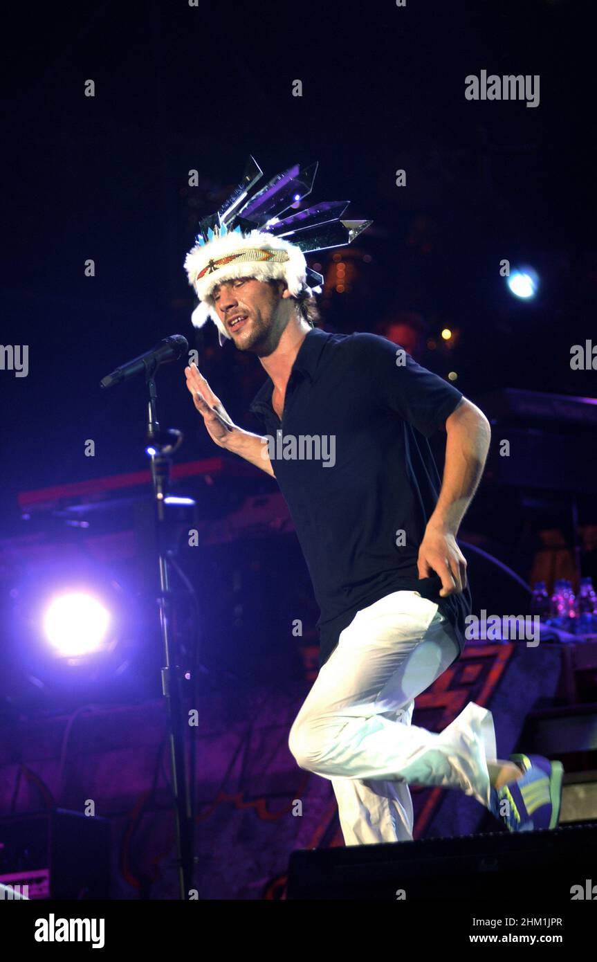 Verona Italy 2002-06-08 : Live concert of the Jason Kay , singer of the ...