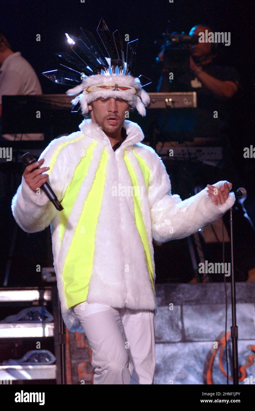 Verona Italy 2002-06-08 : Live concert of the Jason Kay , singer of the ...