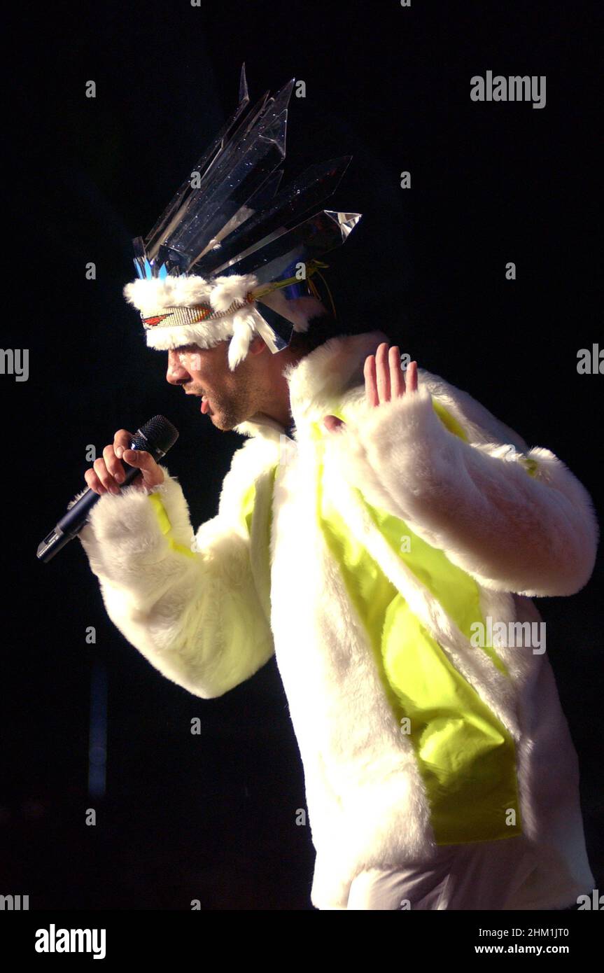 Verona Italy 2002-06-08 : Live concert of the Jason Kay , singer of the ...