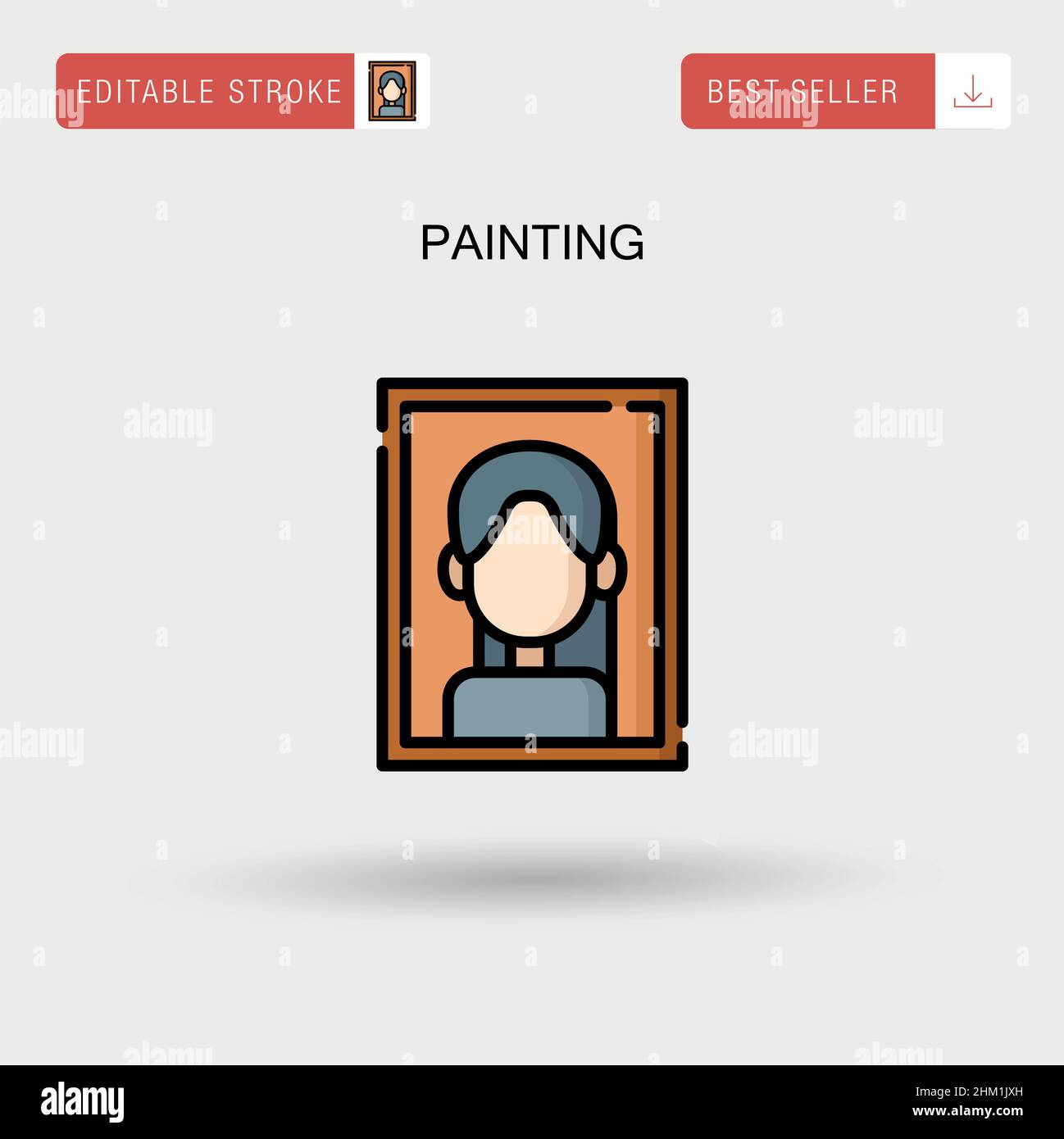 Painting Simple vector icon Stock Vector Image & Art - Alamy