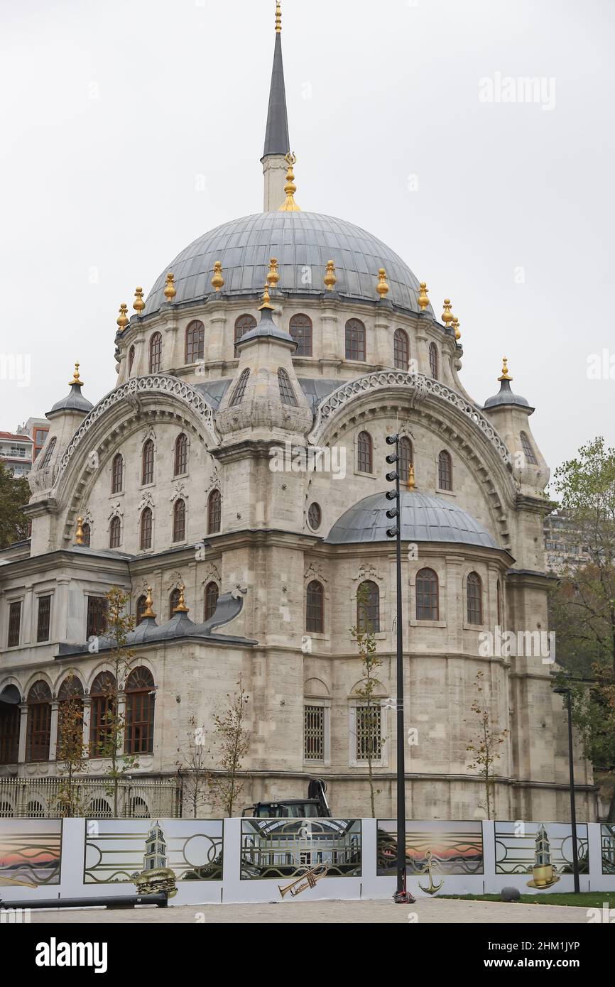 Nusretiye Mosque in Karakoy, Istanbul City, Turkey Stock Photo - Alamy