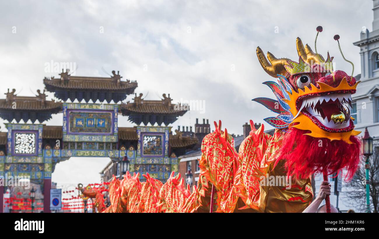 Dragon Dance pictured during the Chinese New Year celebrations in ...