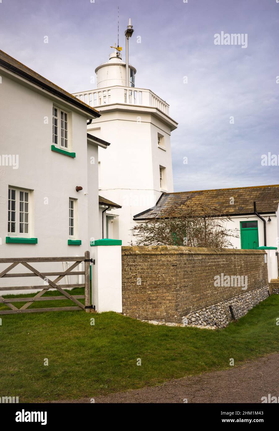 Cromer, Norfolk, UK – February 2022. The exterior of Cromer Lighthouse ...