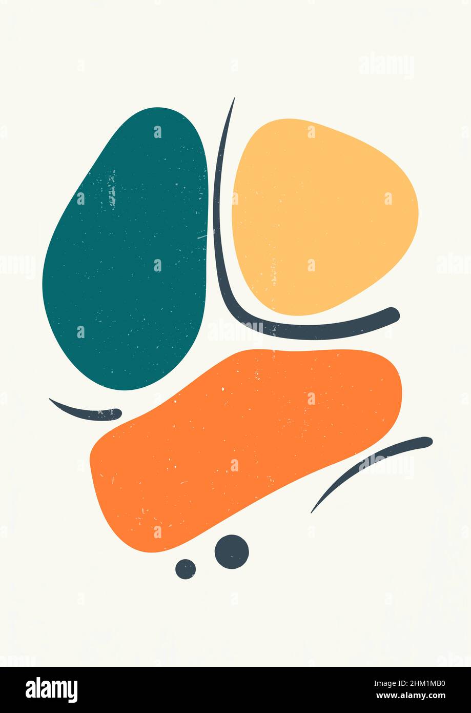 Abstract textured art with geometric shapes and lines for wall ...