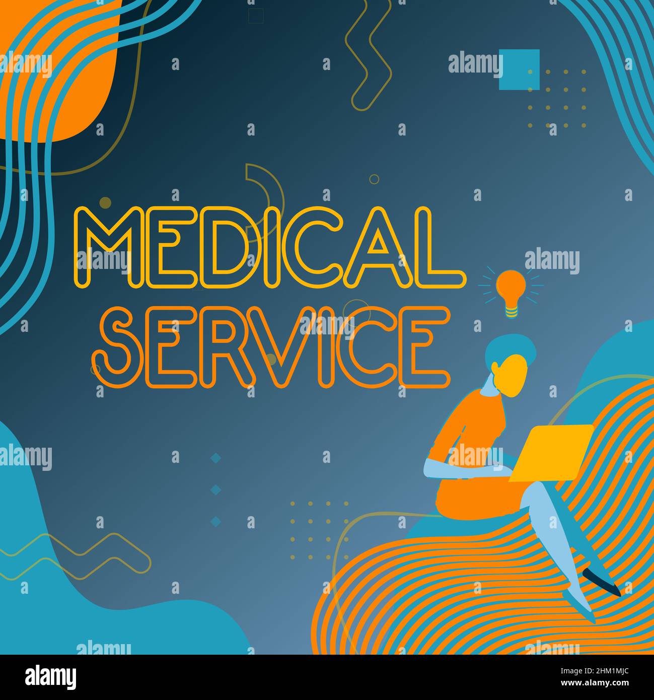 Text sign showing Medical Service. Business concept Doing medical ...