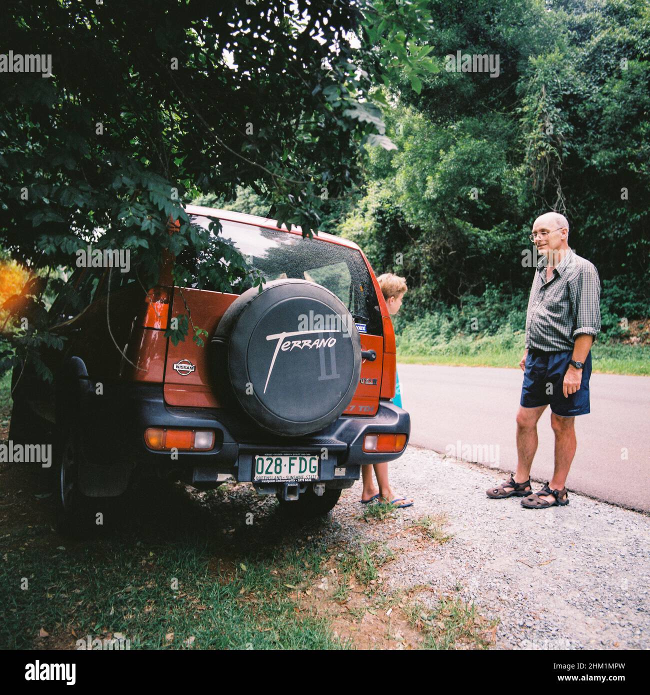 Roadside pitstop near, Somerset Dam, Queensland Australia Stock Photo ...
