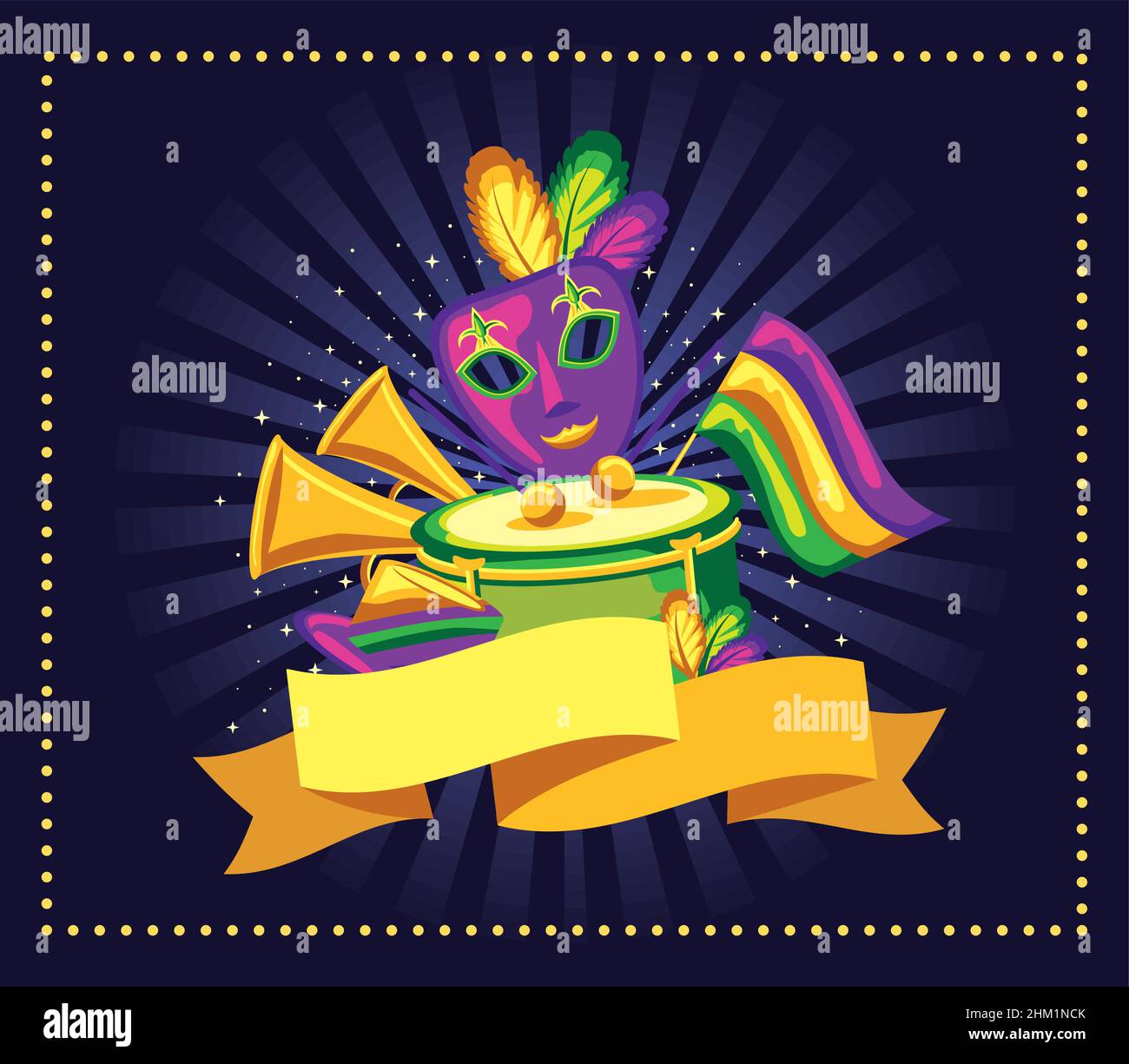 Colorful parade beads Stock Vector Images - Alamy