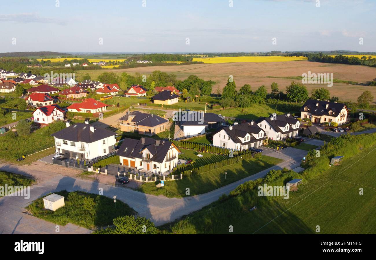 Modern residential district hi-res stock photography and images - Alamy