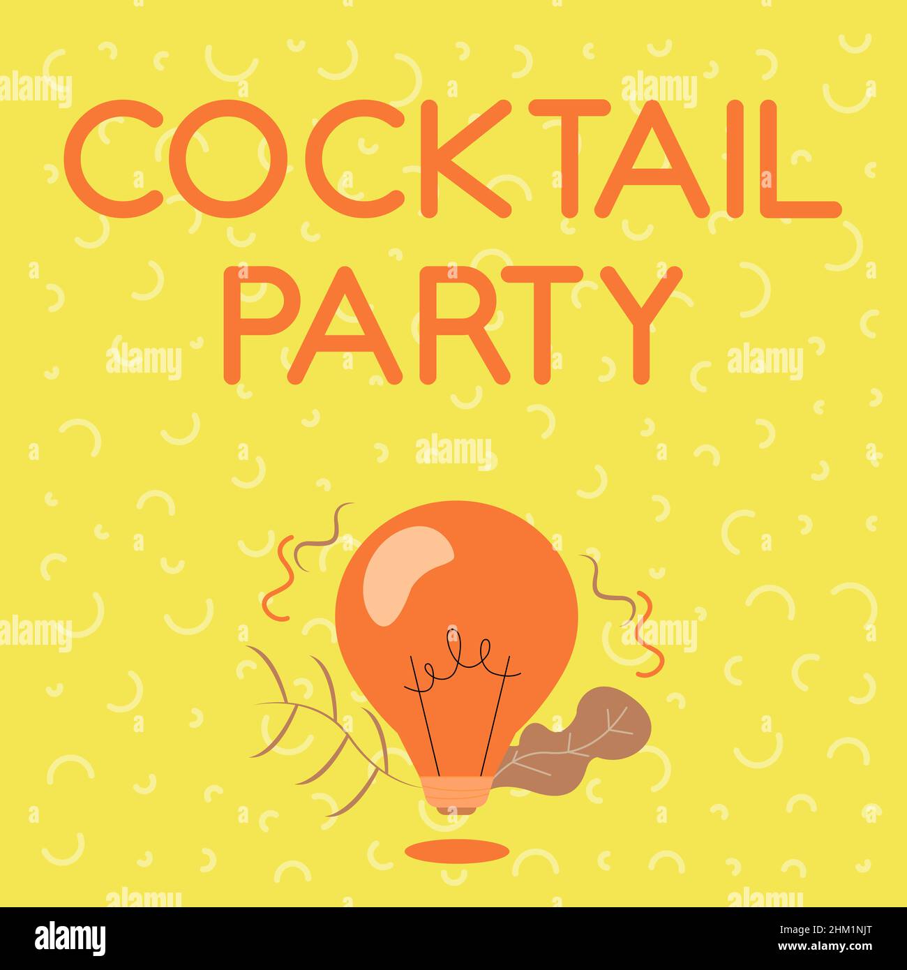 Text sign showing Cocktail Party. Word for formal party with alcoholic ...