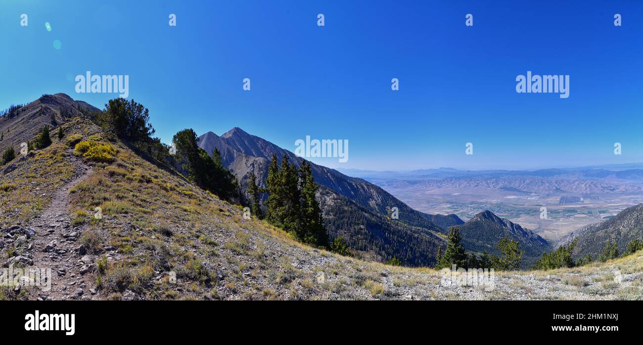 Mount Nebo Wilderness Peak 11,933 feet, autumn panoramic views hiking ...
