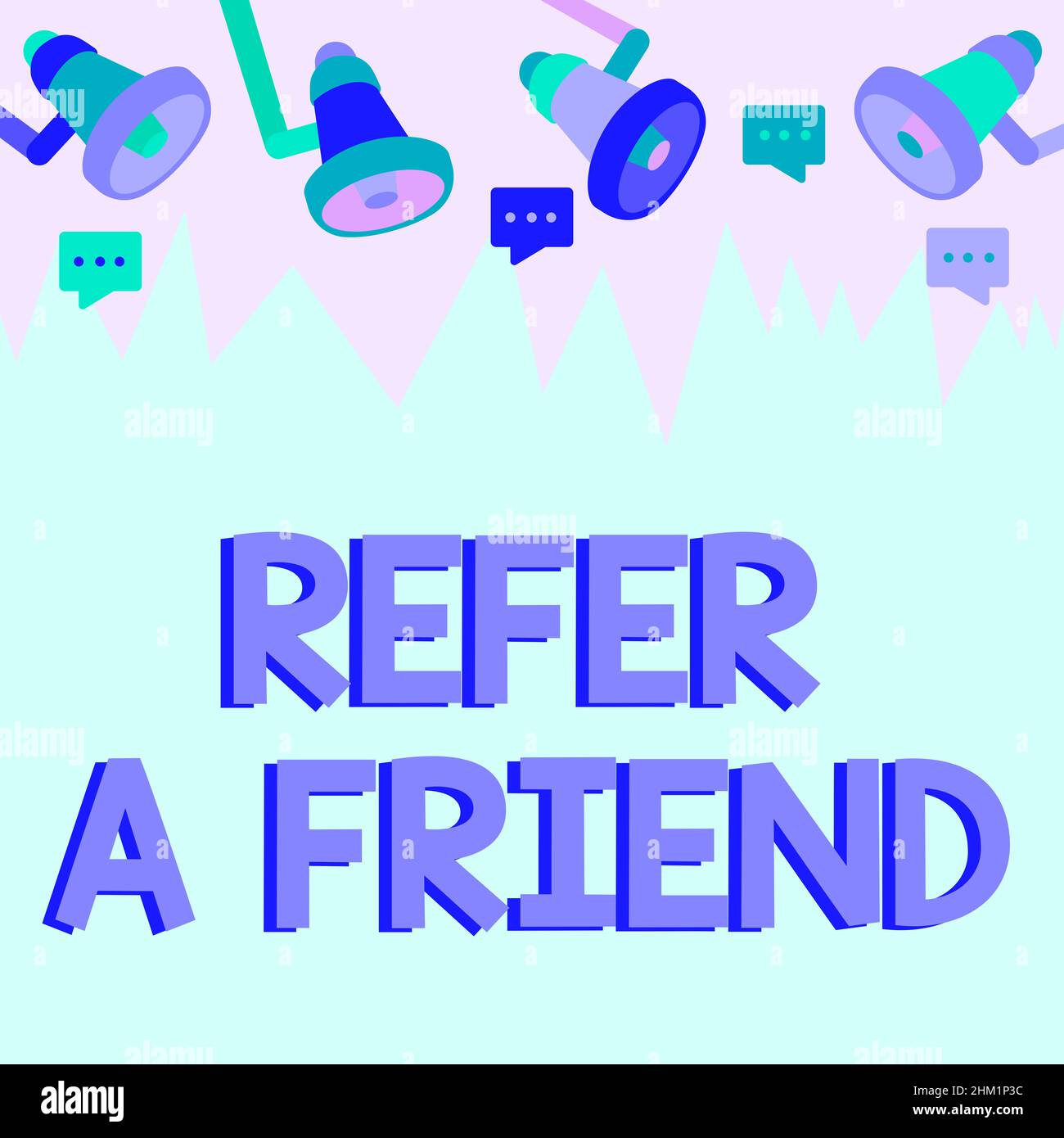 Writing displaying text Refer A Friend. Word Written on Recommendation ...