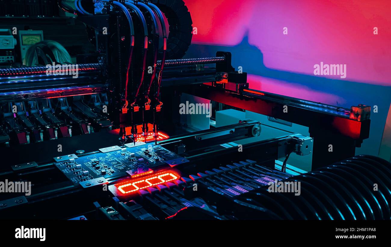 Automatic smt pick place machine hi-res stock photography and images ...