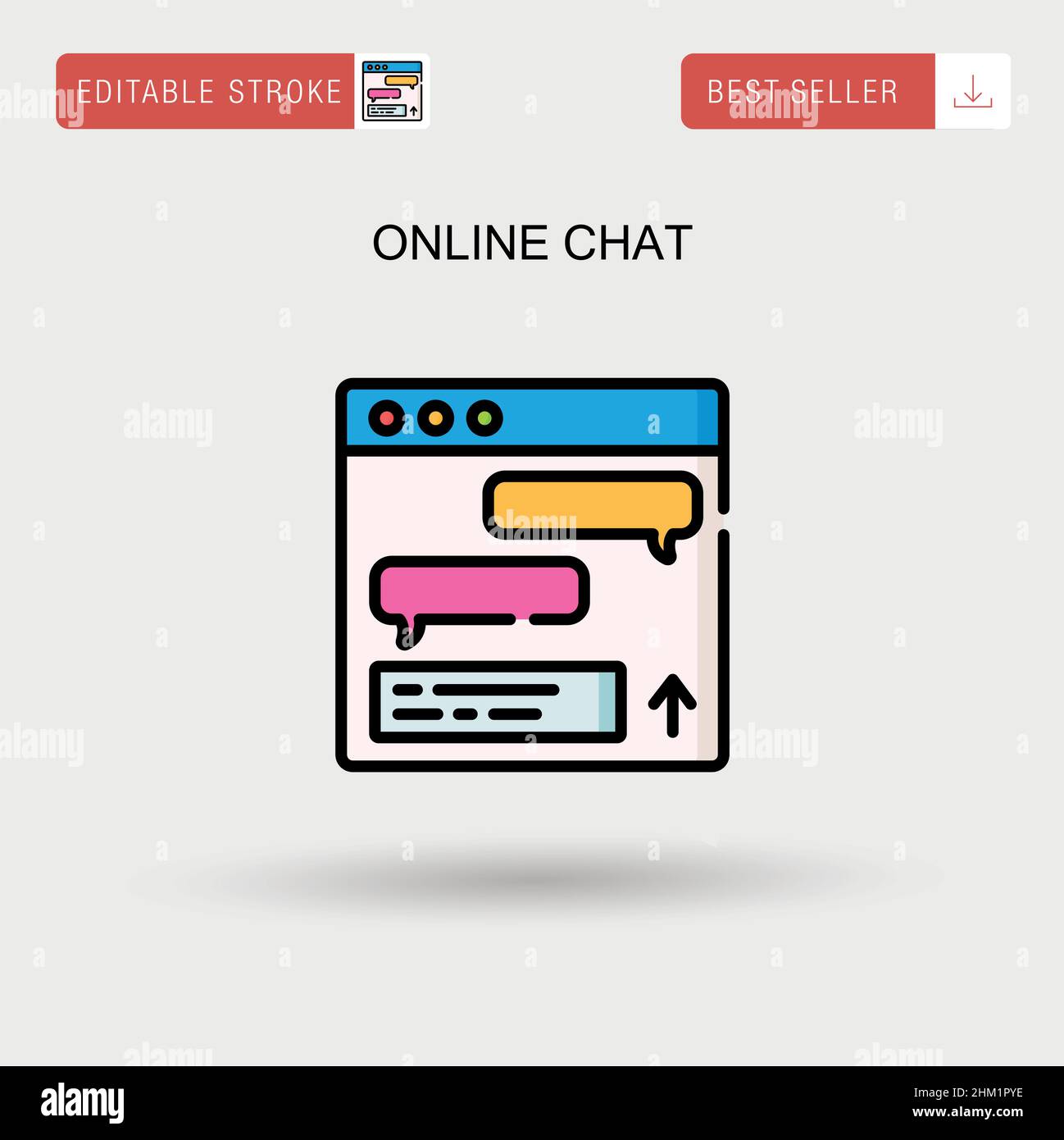 Online communication web chat hi-res stock photography and images - Alamy