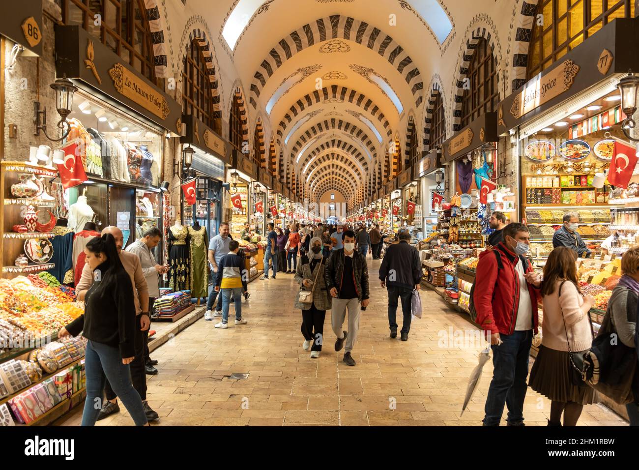 Grand Bazaar in Istanbul, Turkey. Grand Bazaar is one of the most ...