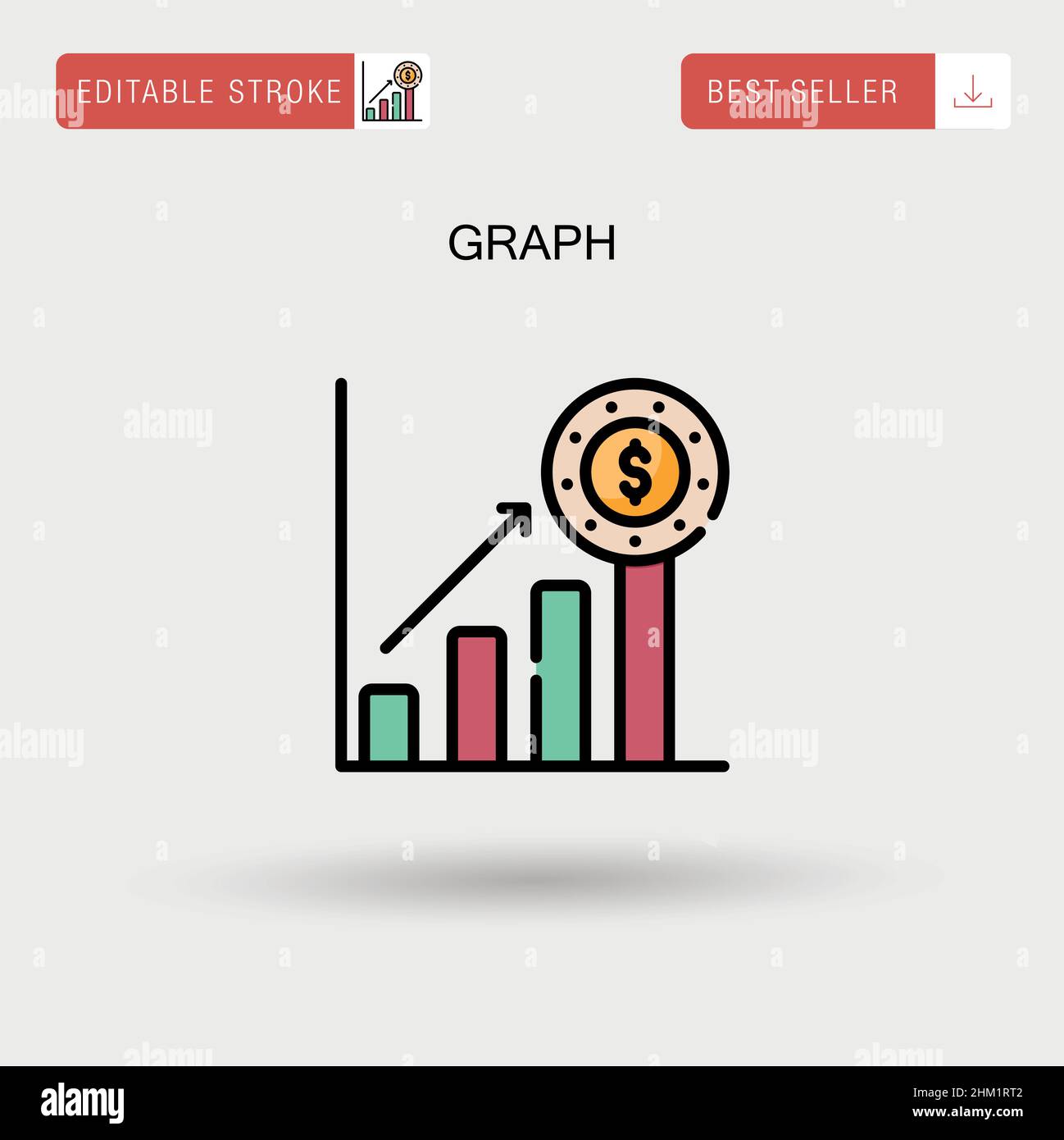 Chart business data graph Stock Vector Images - Alamy