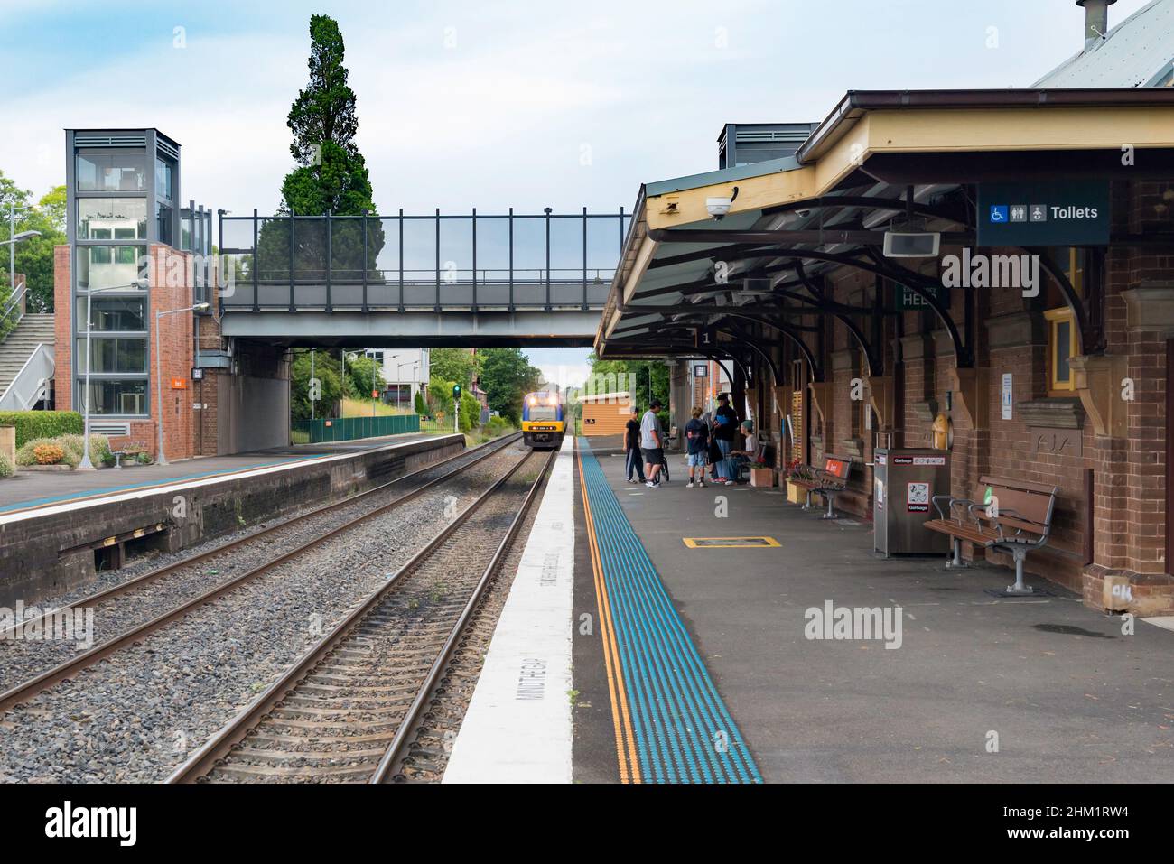 Rail lines entering hi-res stock photography and images - Alamy