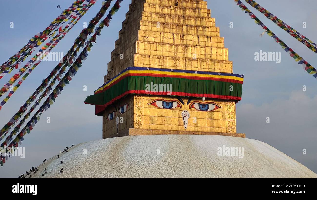 Boudha stupa, Kathmandu, Nepal. Boudhanath Stupa. Boudhanath also ...