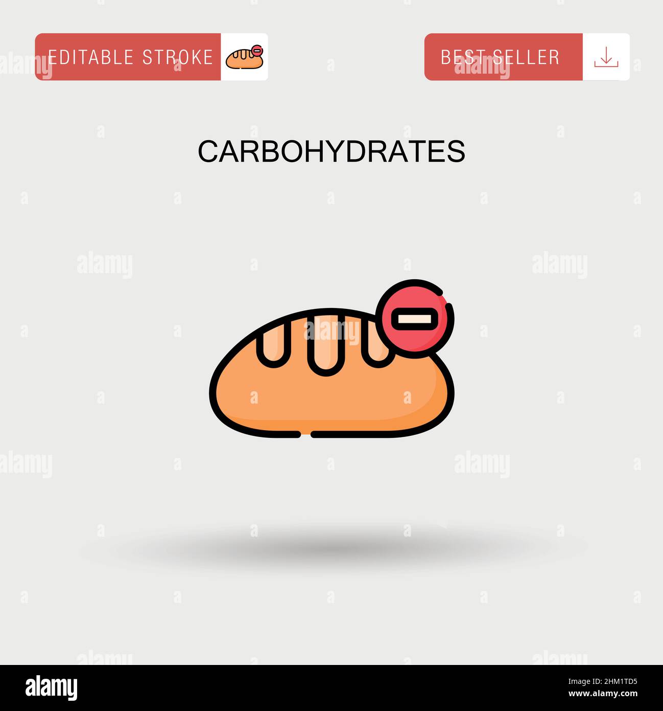 Carbs meal Stock Vector Images - Alamy