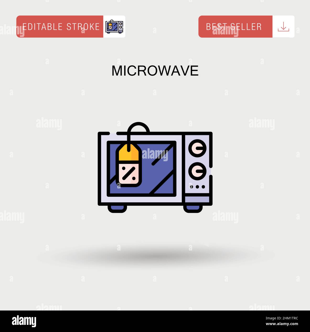 Microwave Simple vector icon Stock Vector Image & Art - Alamy