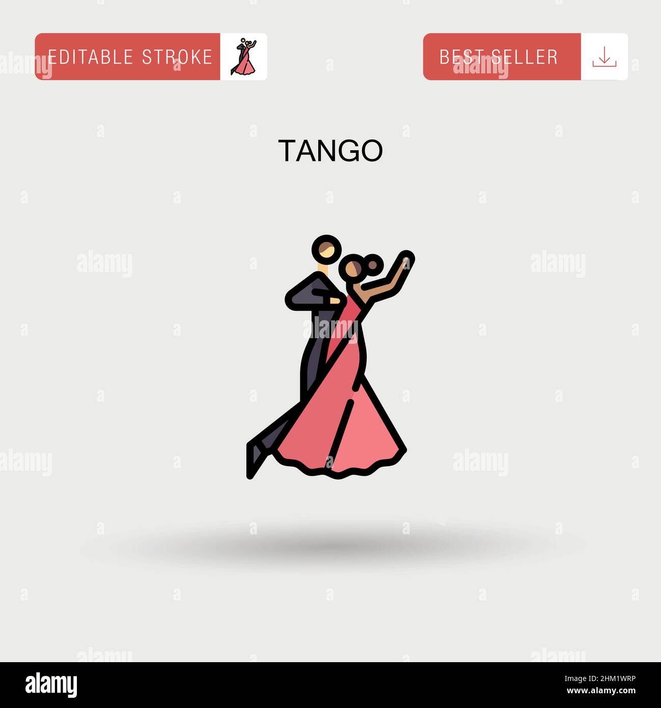 Argentina tango dance red hi-res stock photography and images - Alamy