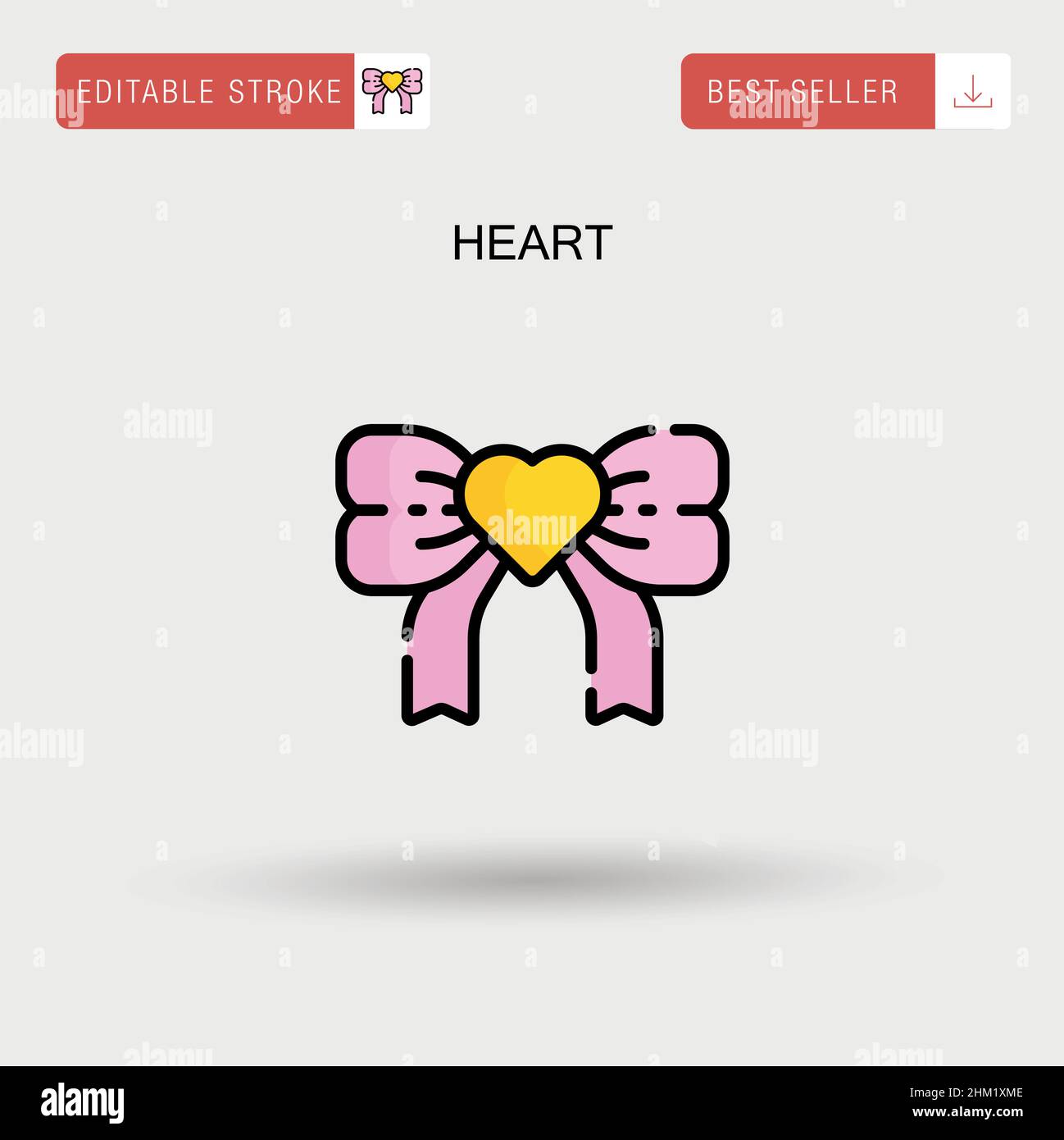 Heart symbol illustration Stock Vector Images - Alamy