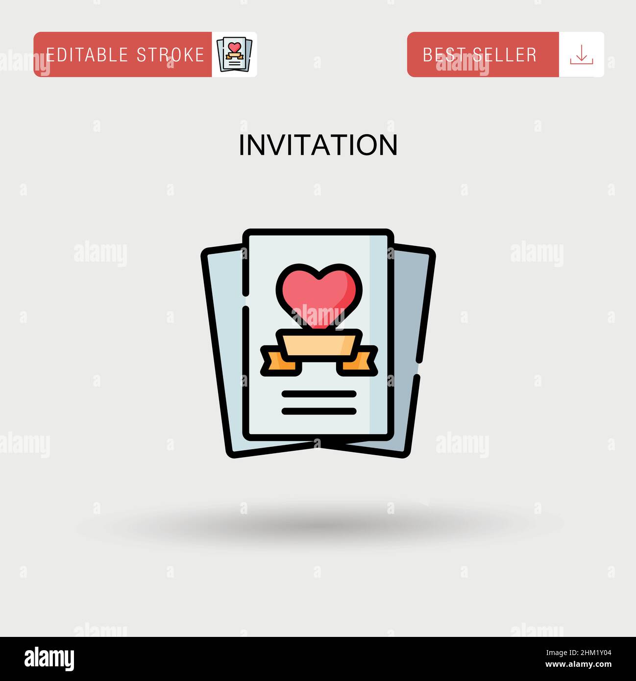 Simple invitation card design hi-res stock photography and images - Alamy